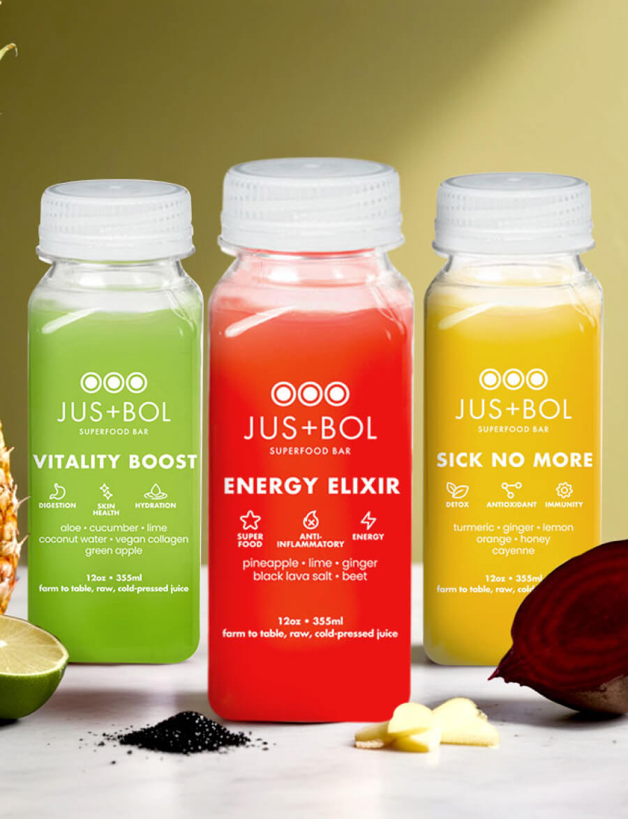 Natural Energy Shots in Richmond, TX | Jus & Bol
